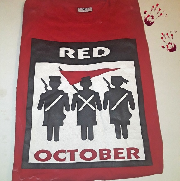 classic lux | Shirts | Vintage Classic Lux Red October Graphic Tee ...